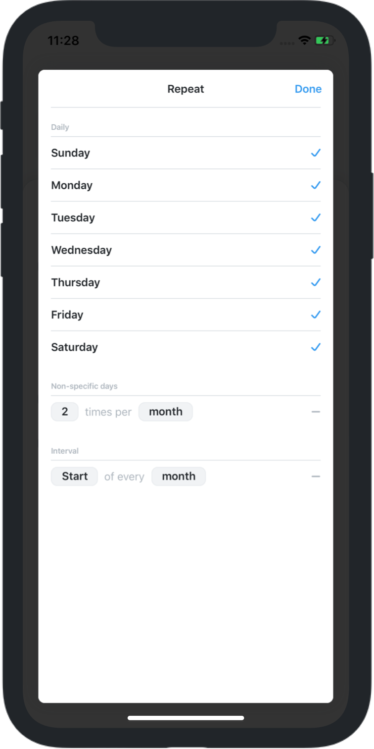 Habitual: Track habits, build routines and accomplish goals
